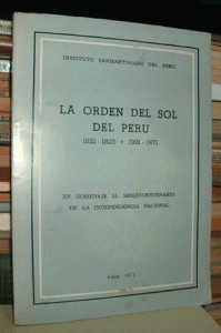 La Orden del Sol del Perú - Libros Perú